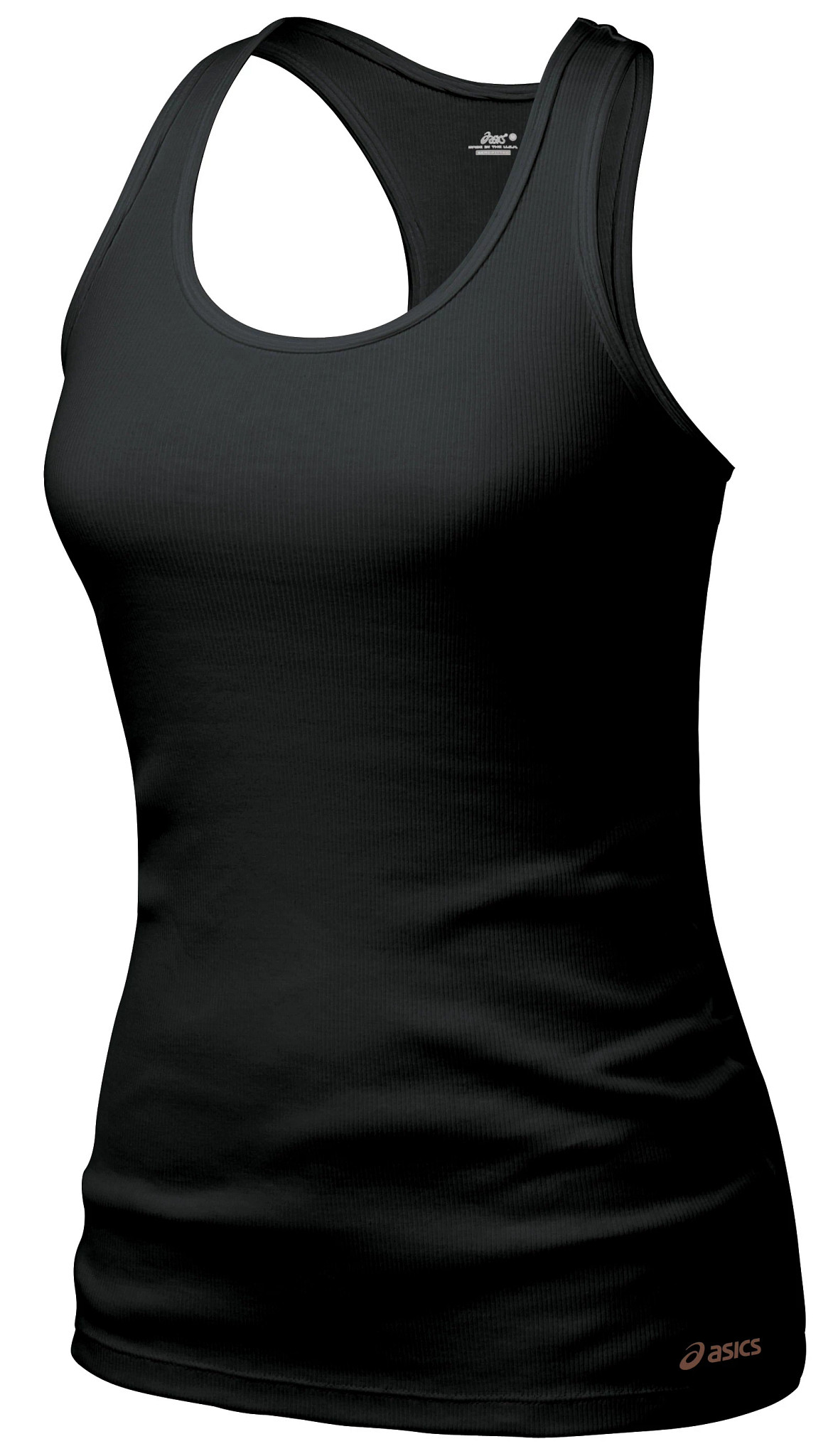 Womens ASICS Ribbed Tank Technical Tops