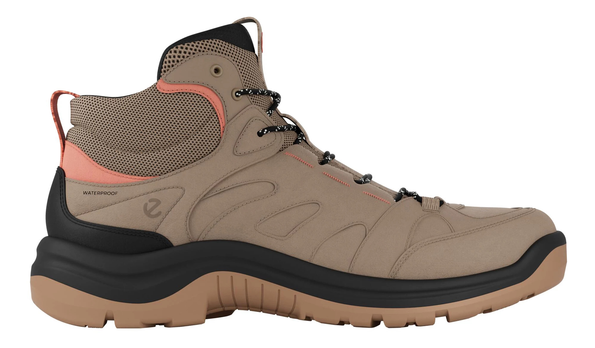 Womens Ecco Offroad Waterproof Mid Boot Hiking Shoe