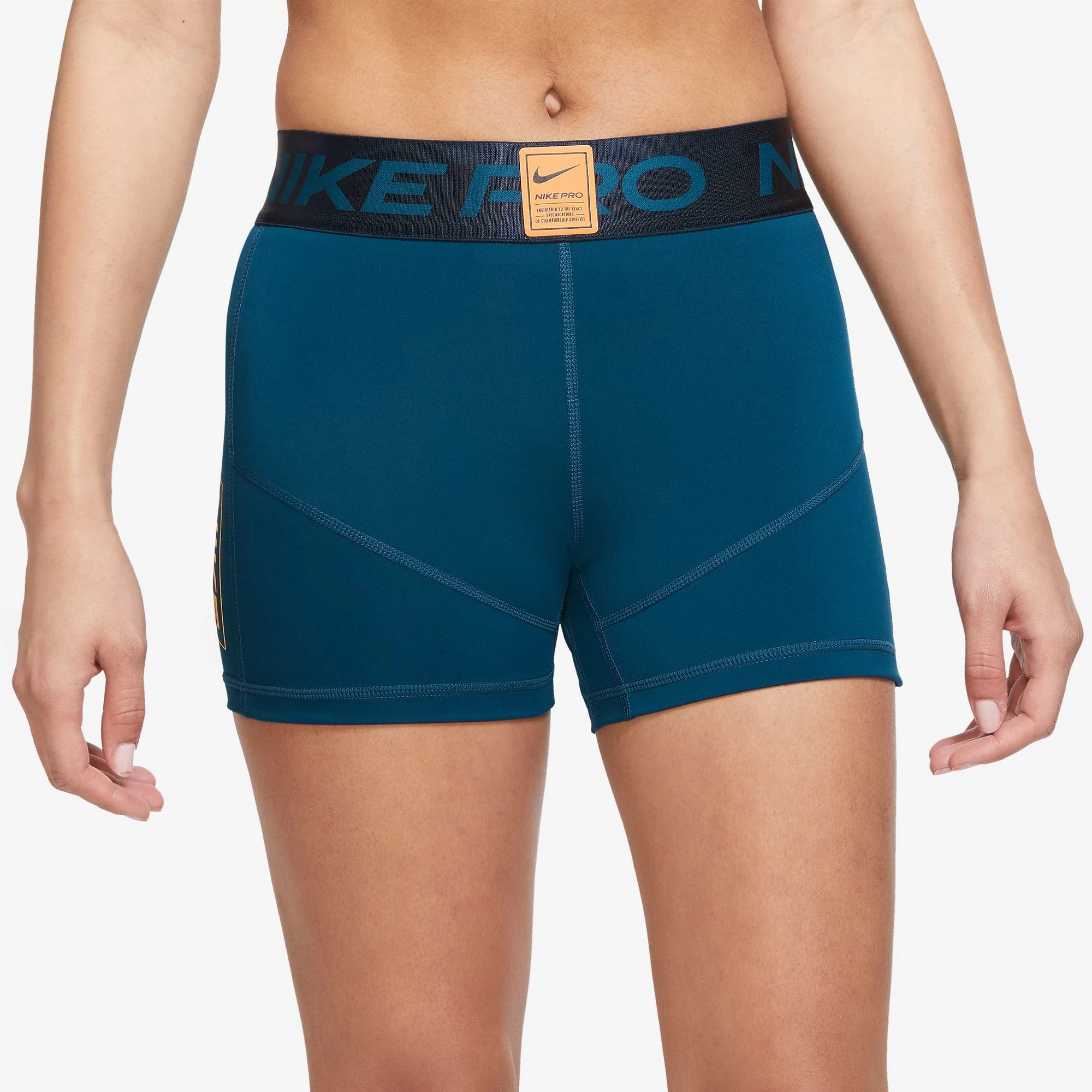 Womens Nike Pro Dri-FIT Mid-Rise 3" GRX Compression & Fitted Shorts