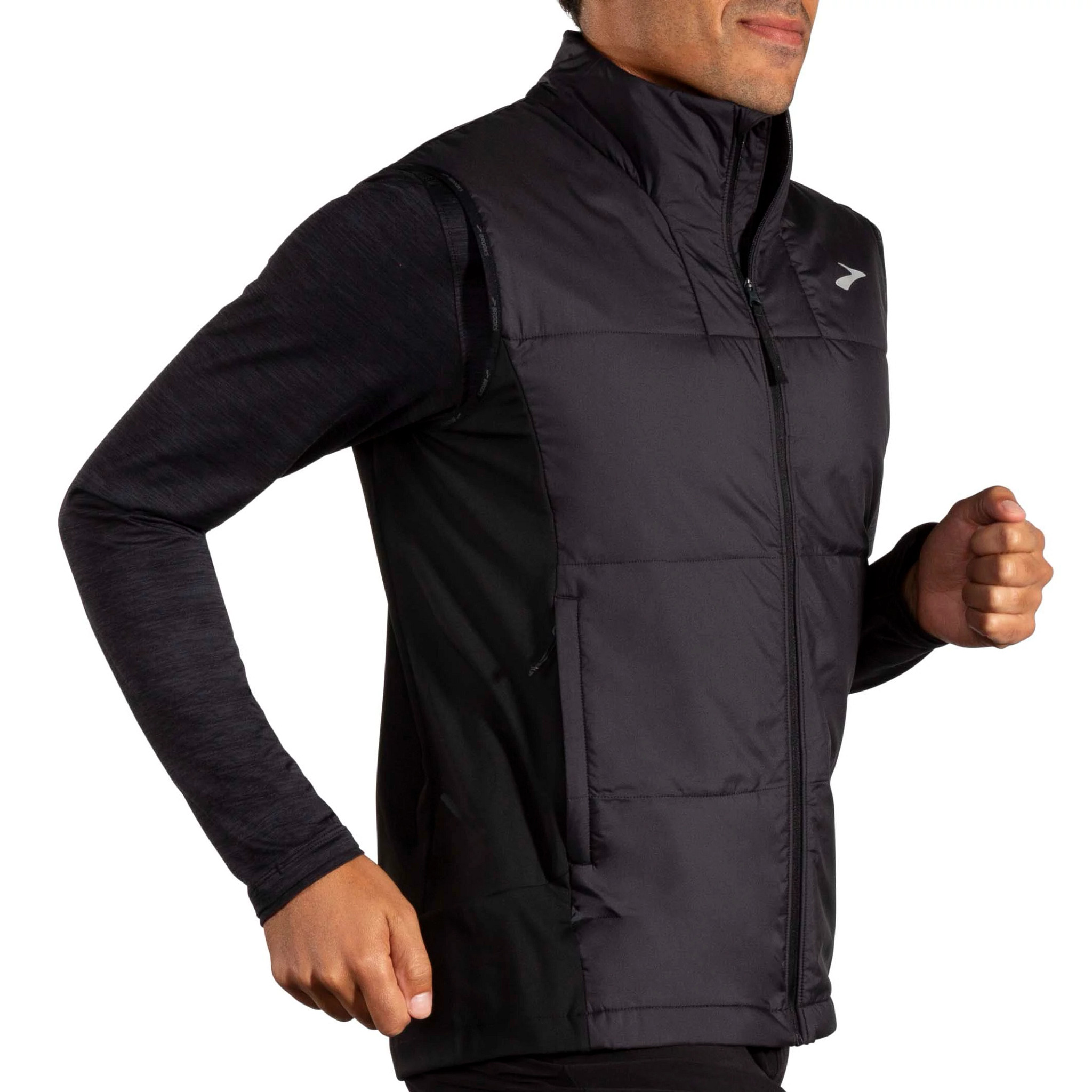 Mens Brooks Shield Hybrid Vest 3.0 Cold Weather Jackets Vests