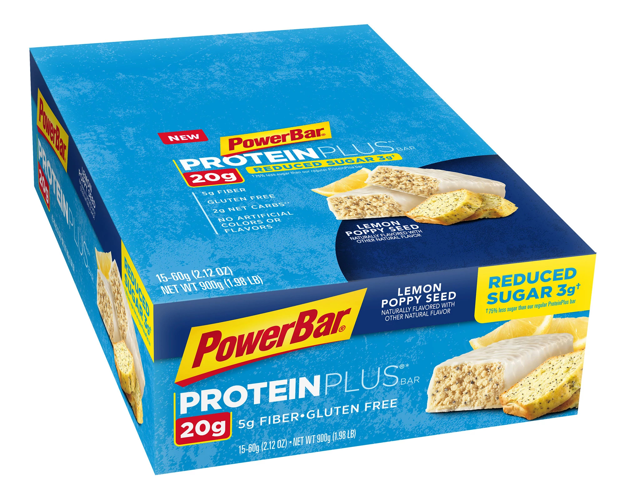 Powerbar Protein Plus Bar Reduced Sugar 20g Box of 15 Bars