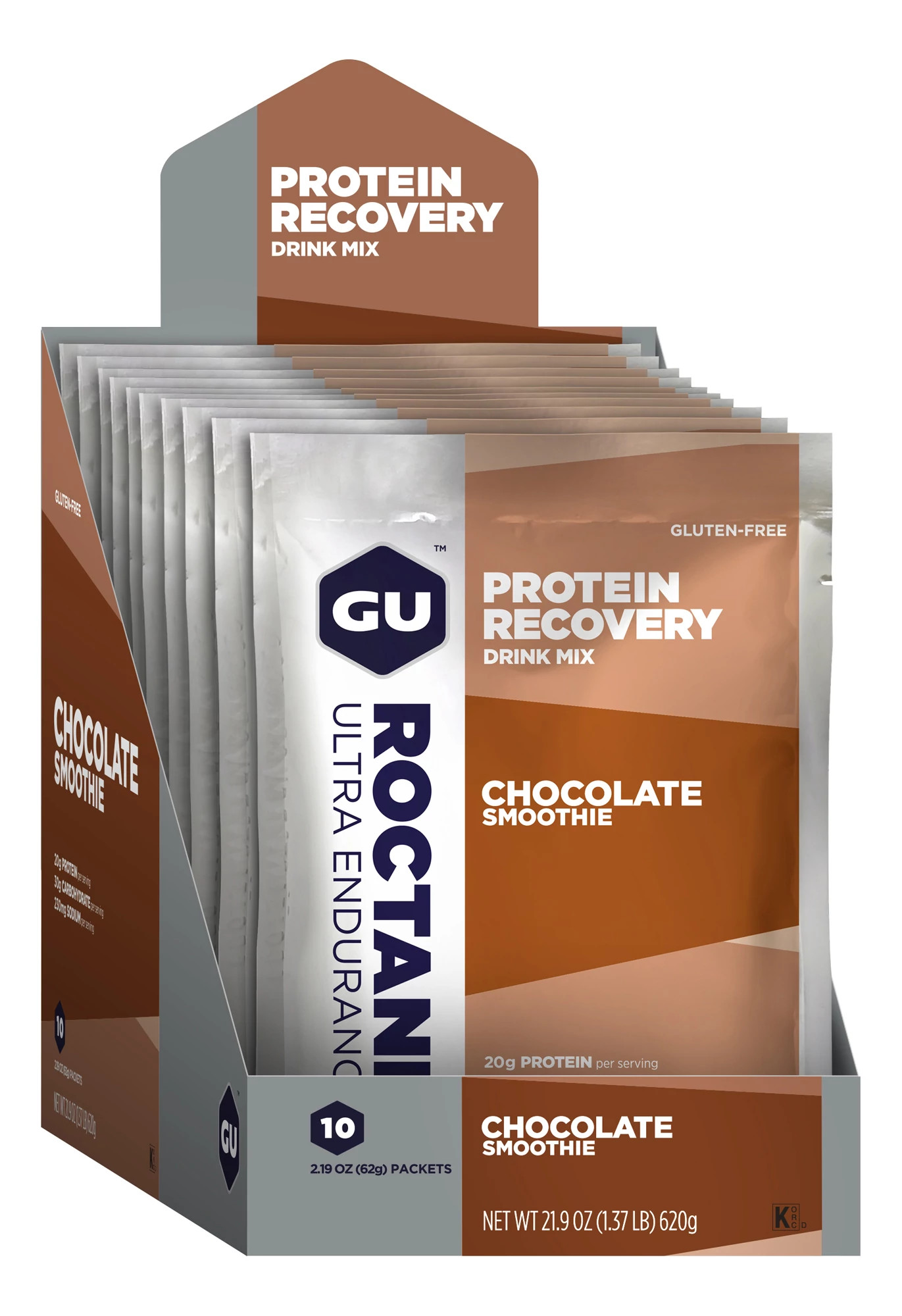 GU Roctane Protein Recovery Mix 10 pack Drinks