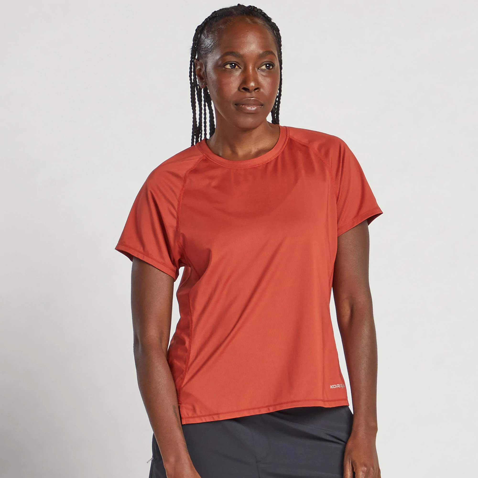 Womens Korsa Fly Short Sleeve Technical Tops