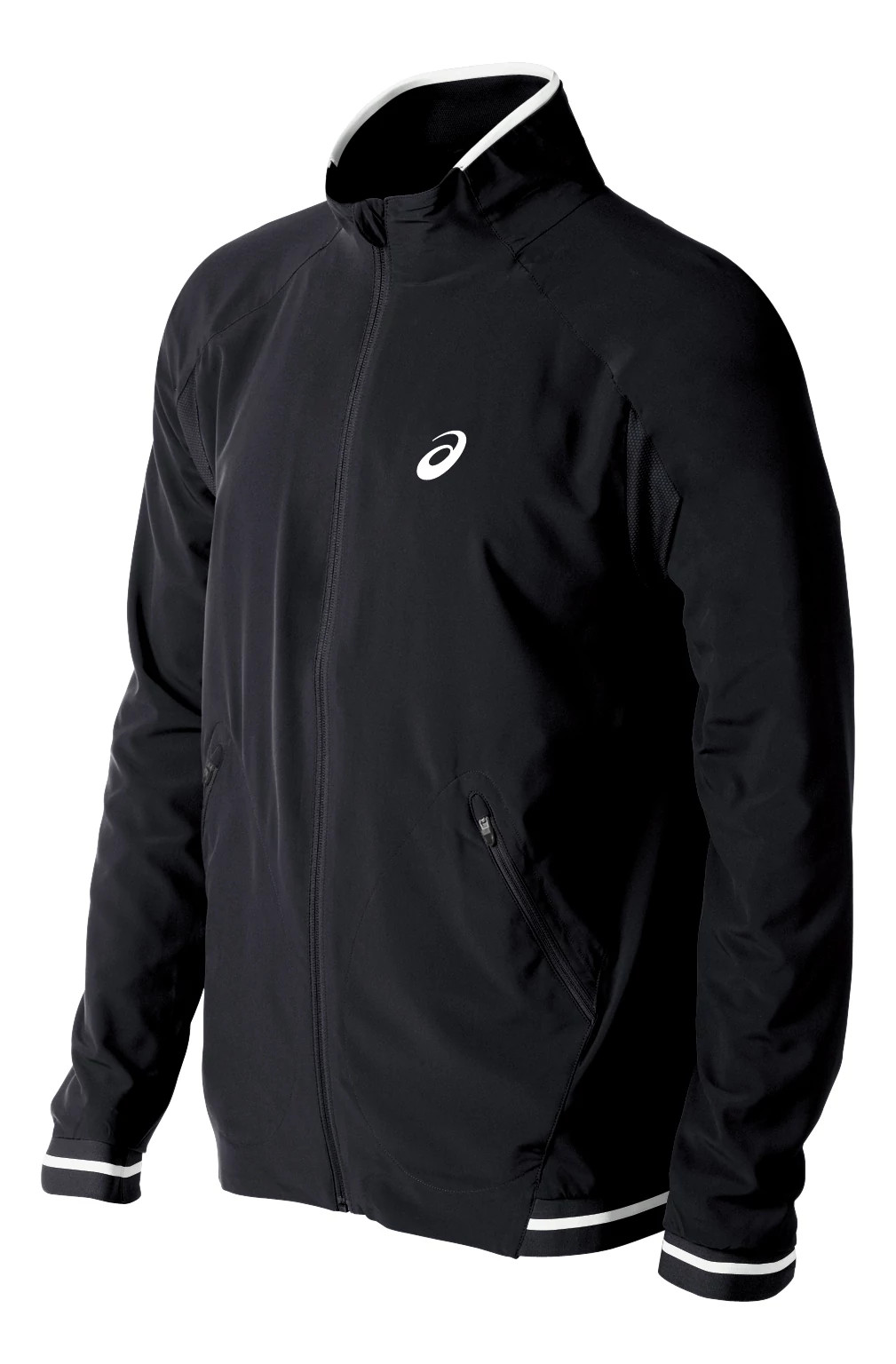 Mens ASICS Club Woven Warm Up Hooded Jackets