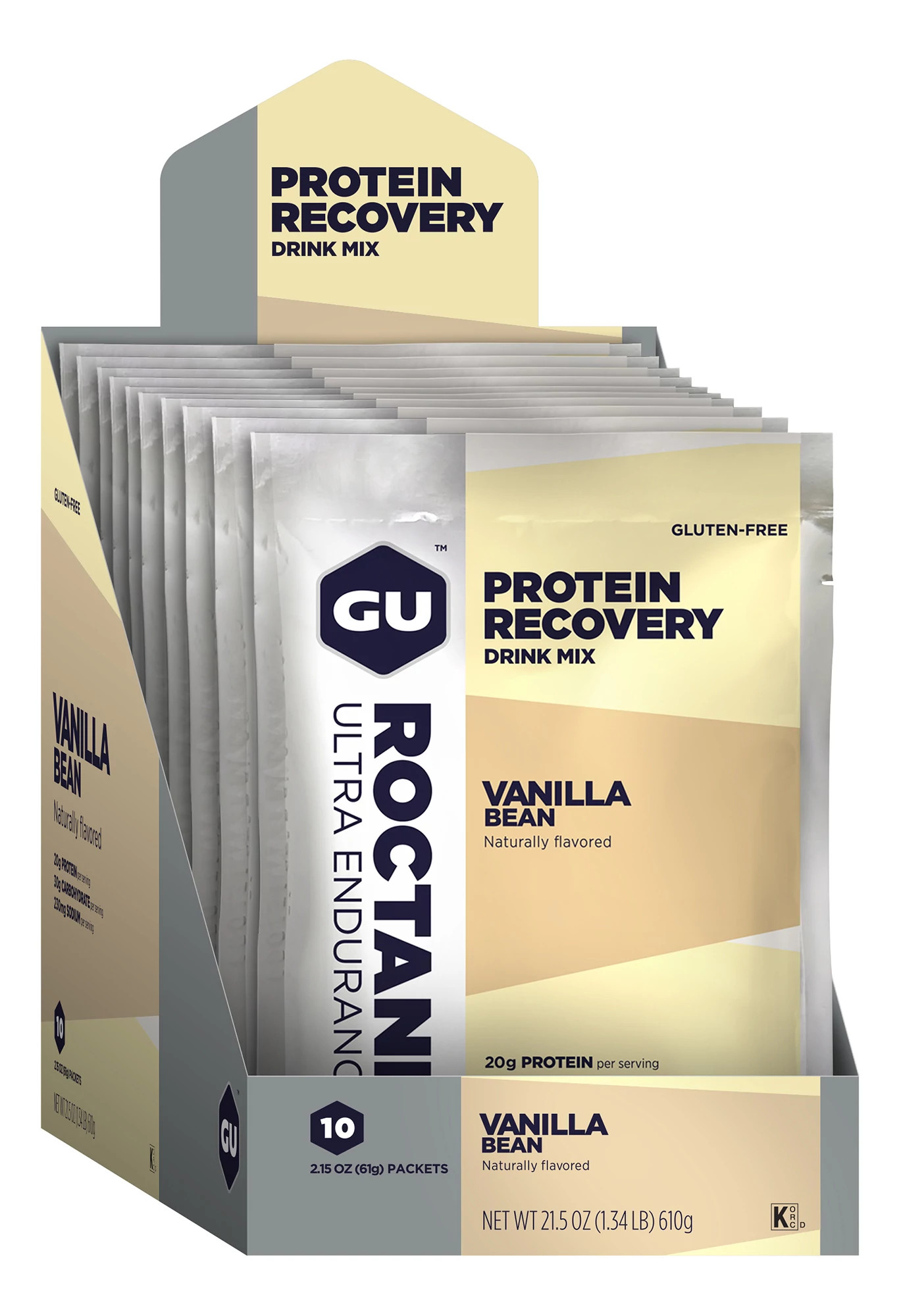 GU Roctane Protein Recovery Mix 10 pack Drinks