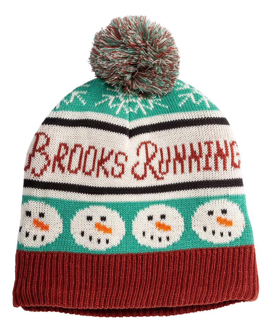 Brooks Run Merry Pom Beanie Headwear
