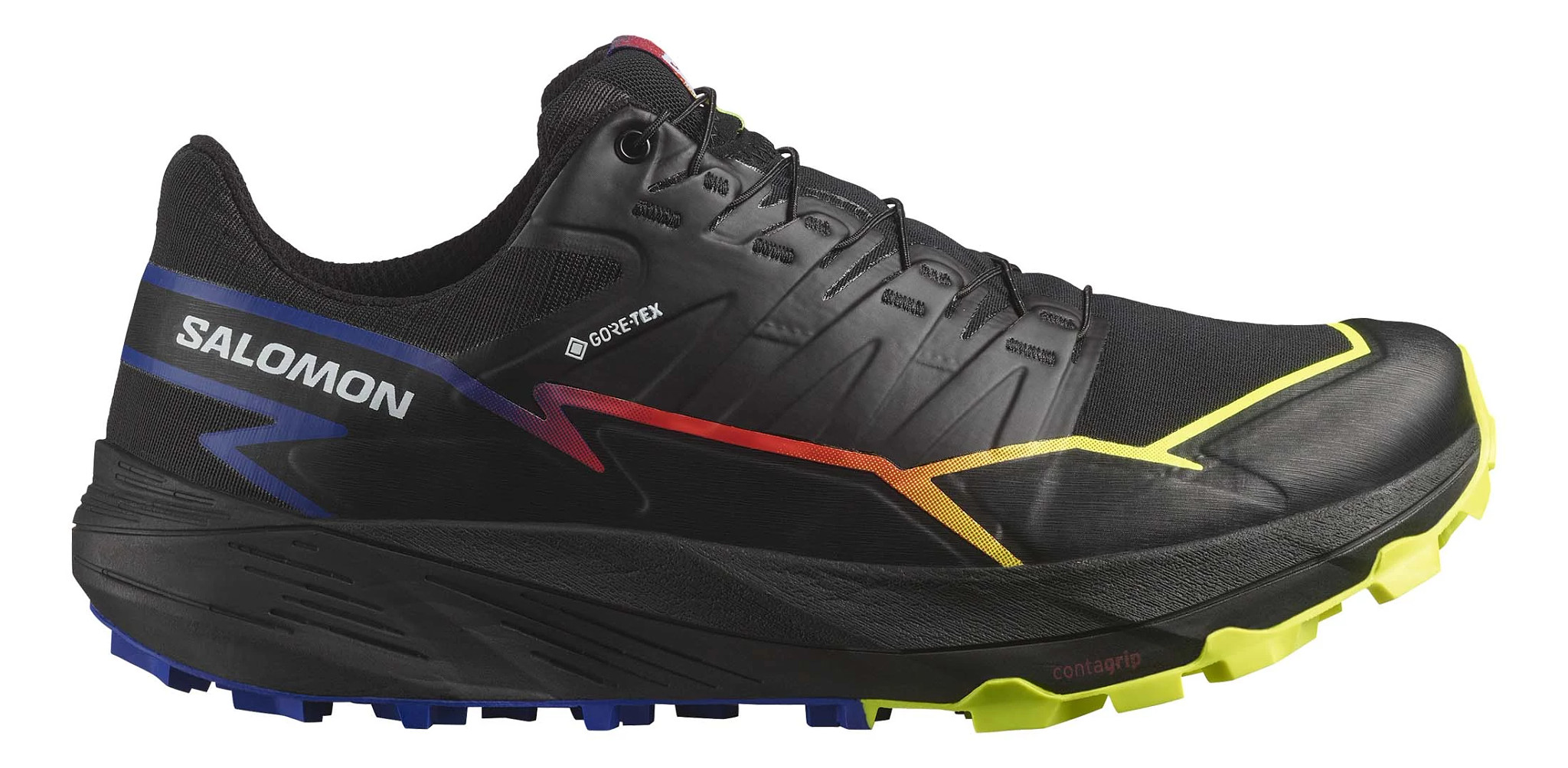 Salomon Thundercross GTX Blue Fire Trail Running Shoe
