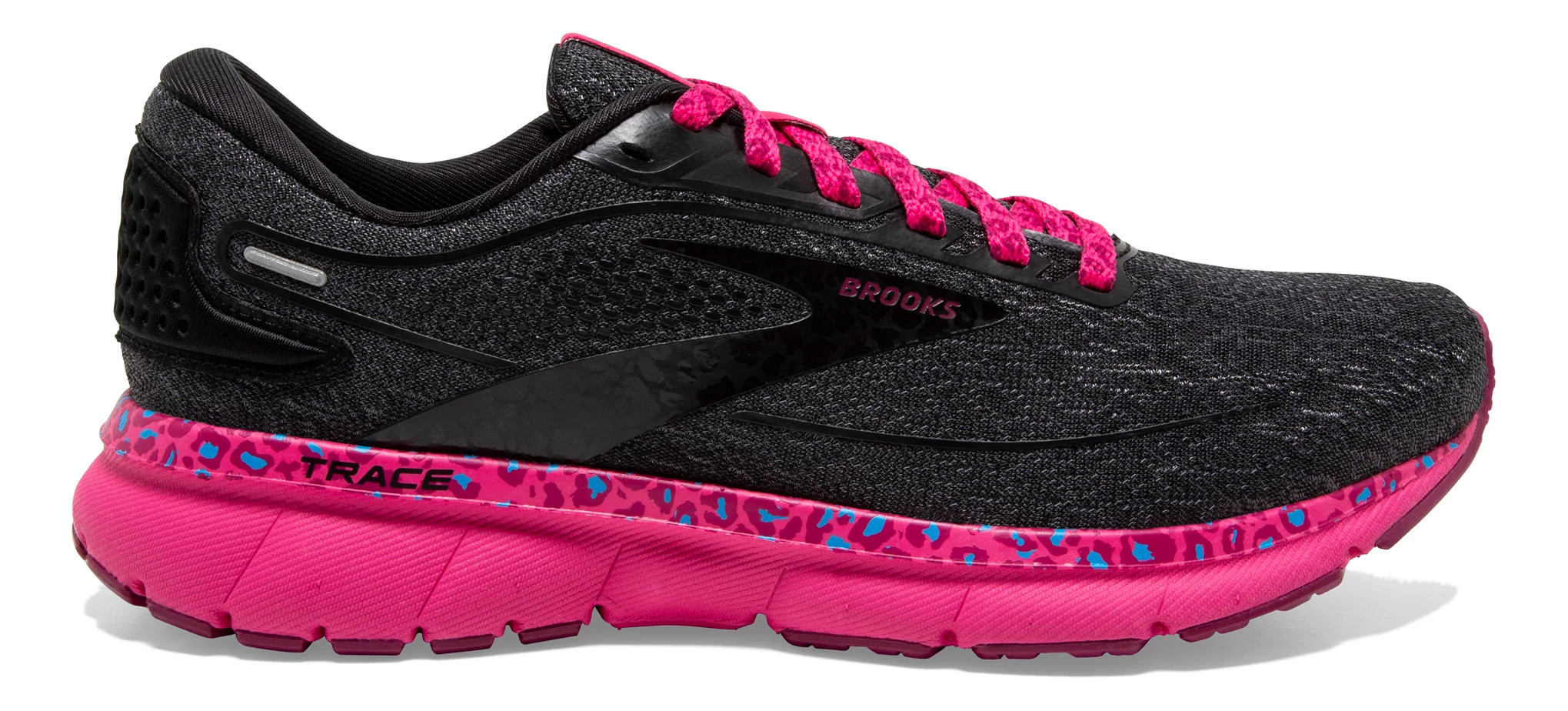 Womens Brooks Trace 2 Run Wild Cosmic Cheetah Running Shoe