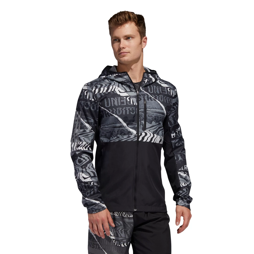 Mens Adidas Own The Run Graphic Running Jackets