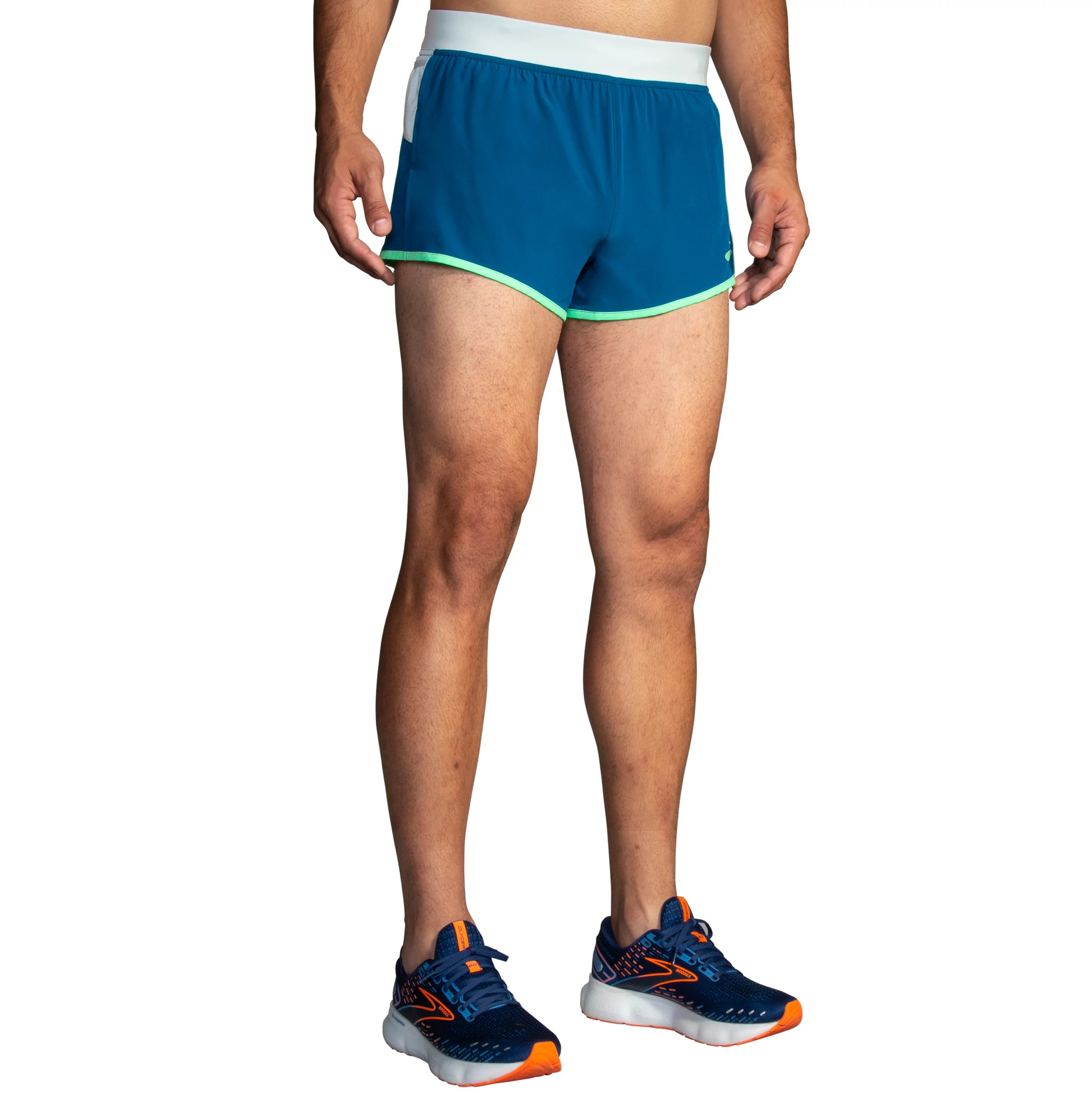Mens Brooks Sherpa 3" Split Lined Shorts