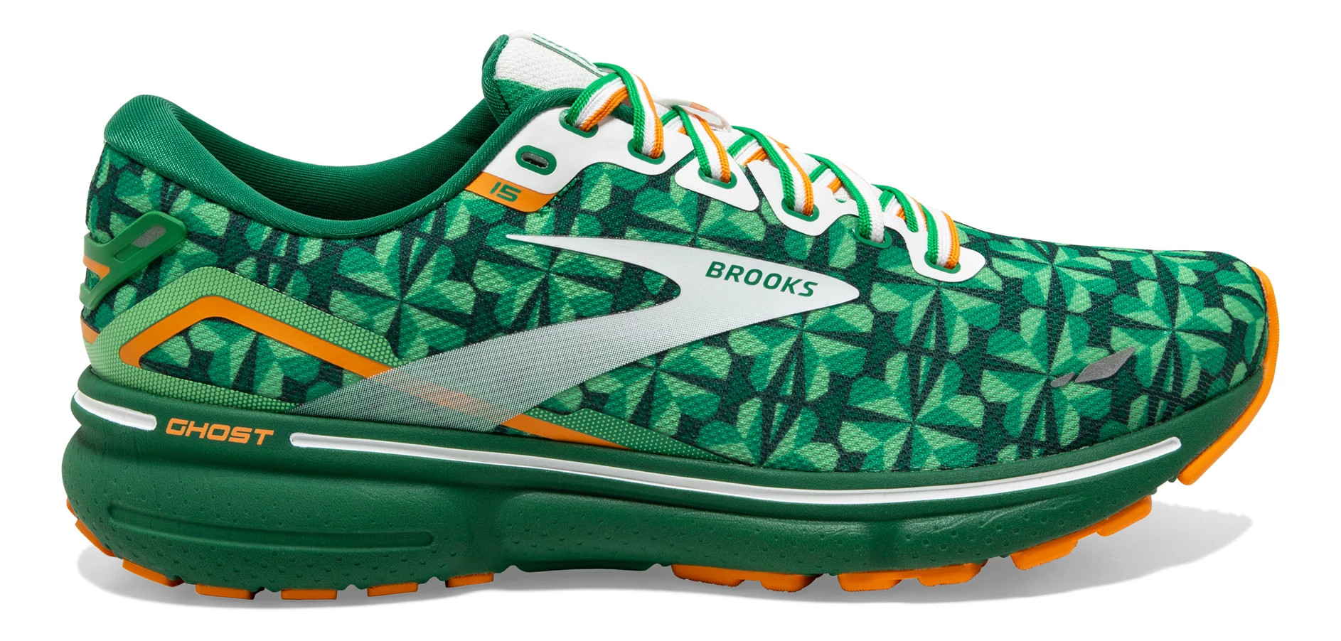 Mens Brooks Ghost 15 Run Lucky Running Shoe