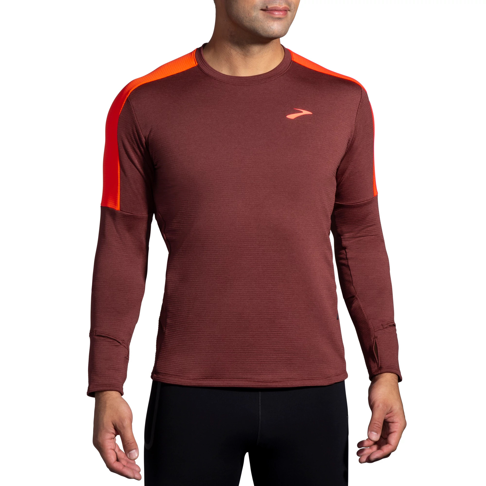 Mens Brooks Notch Thermal 2.0 Long Sleeve Technical Tops