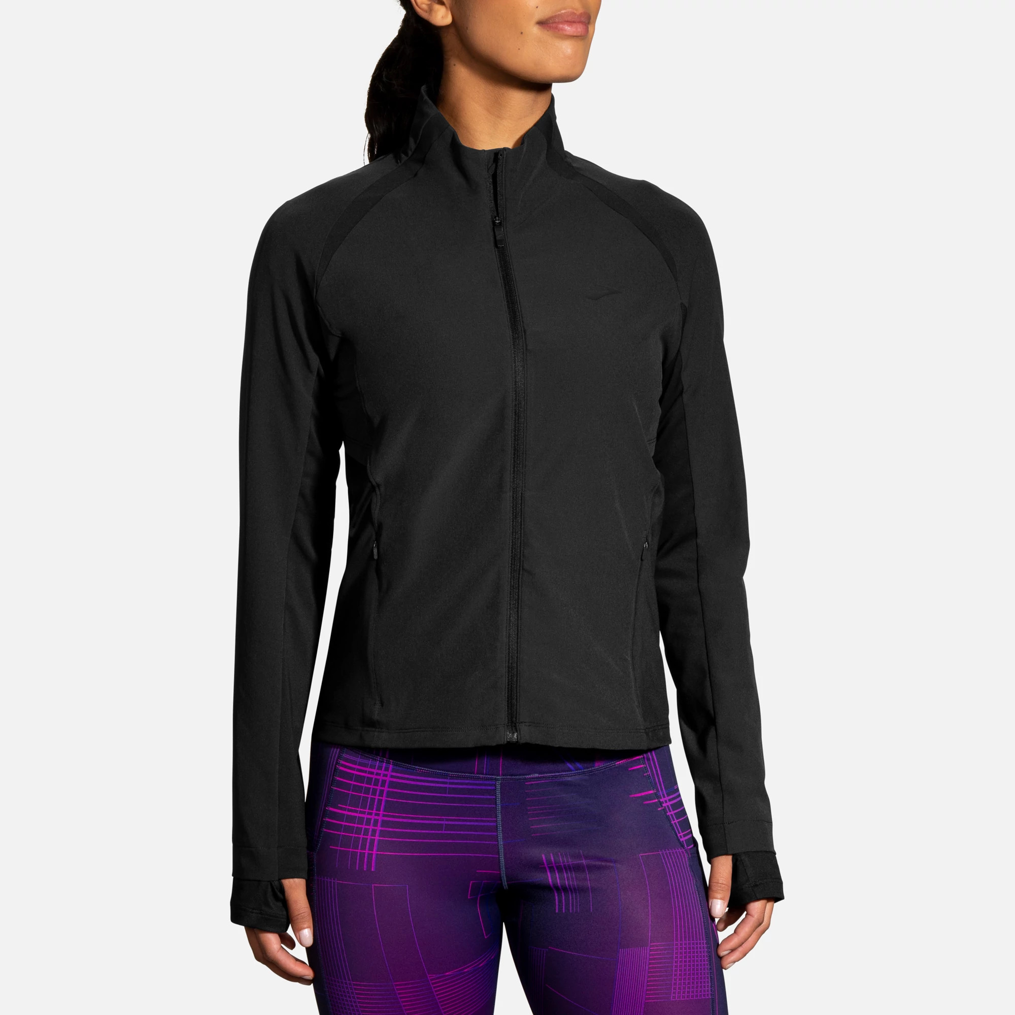 Womens Brooks Fusion Hybrid Running Jackets