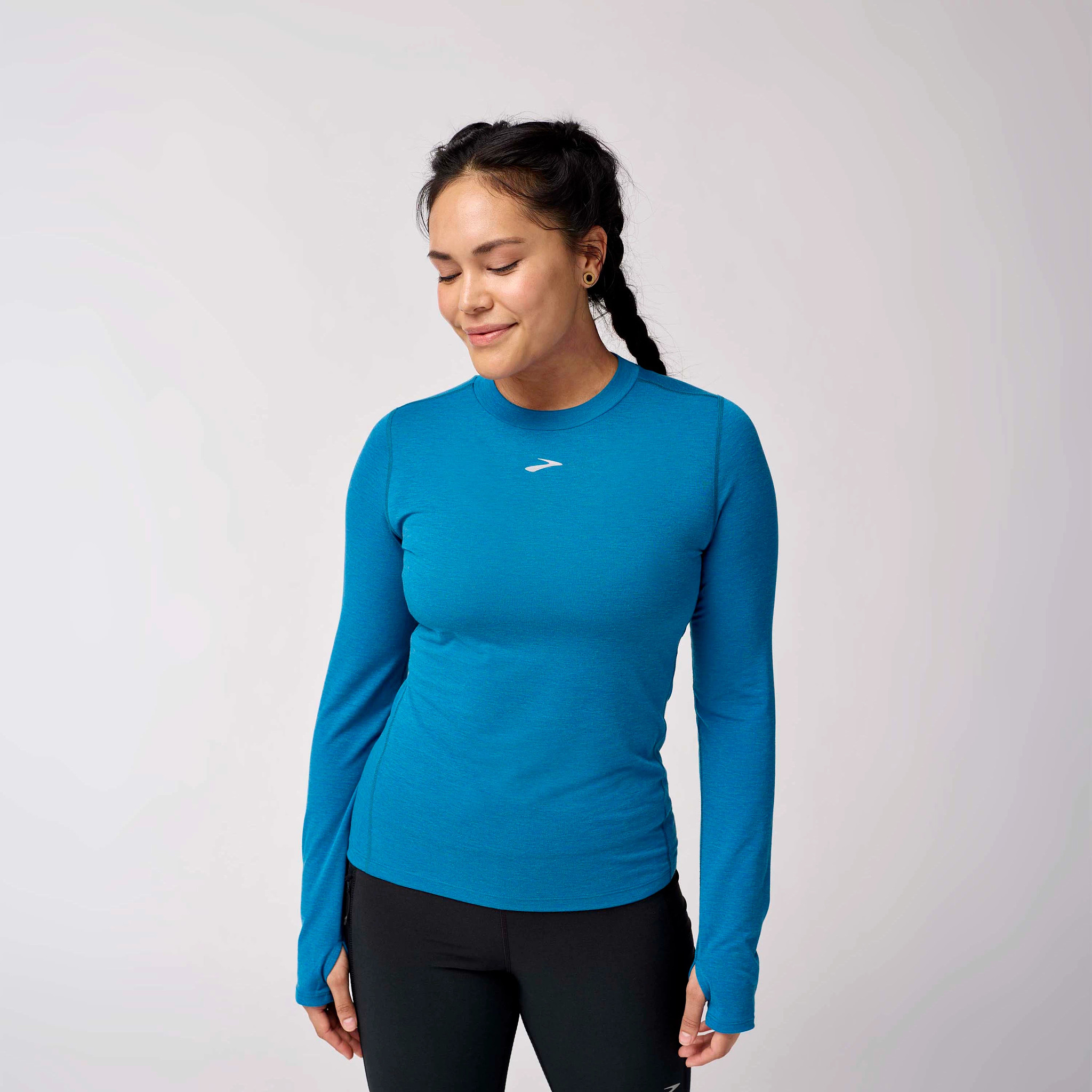 Womens Brooks High Point Long Sleeve Technical Tops