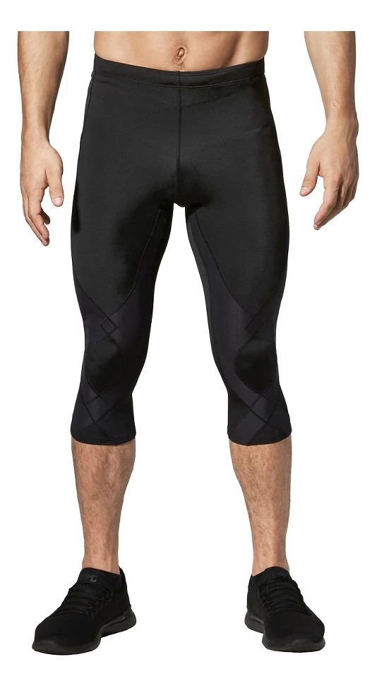 Mens CW-X Stabilyx Joint Support 3/4 Compression Capris Tights