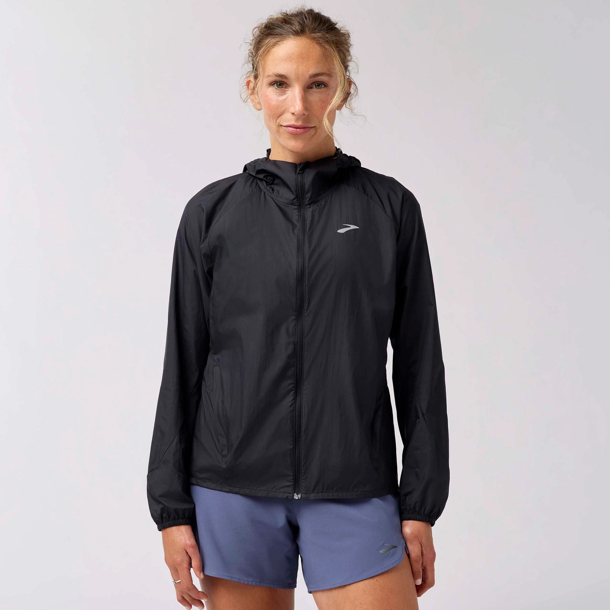 Womens Brooks Canopy Packable Rain Jackets