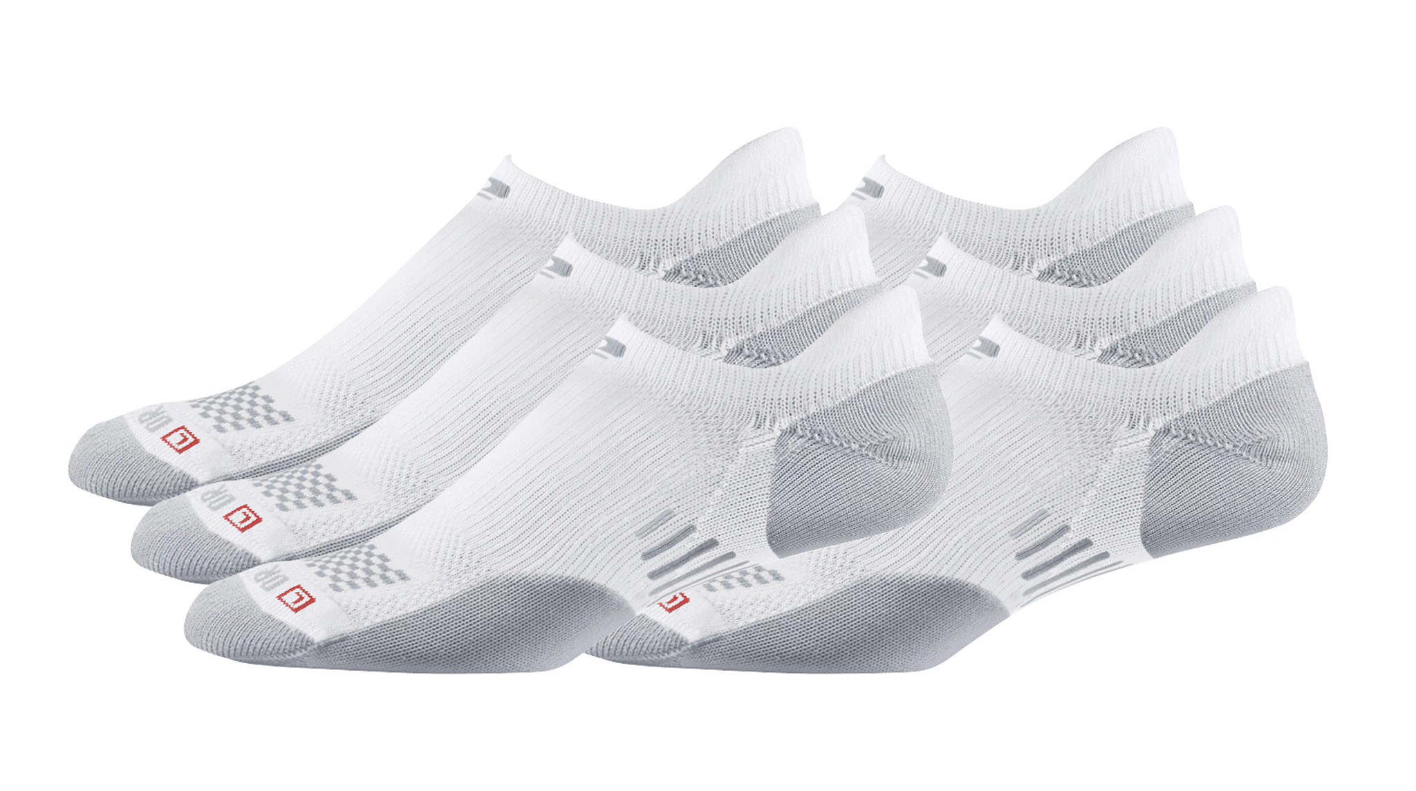 Road Runner Sports Drymax Dry-As-A-Bone Medium Cushion No Show 6 pack Socks