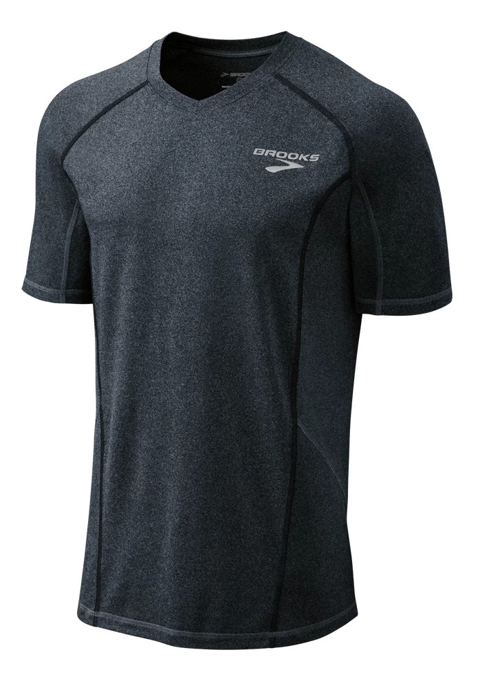 Mens Brooks Essential SS Short Sleeve Technical Tops