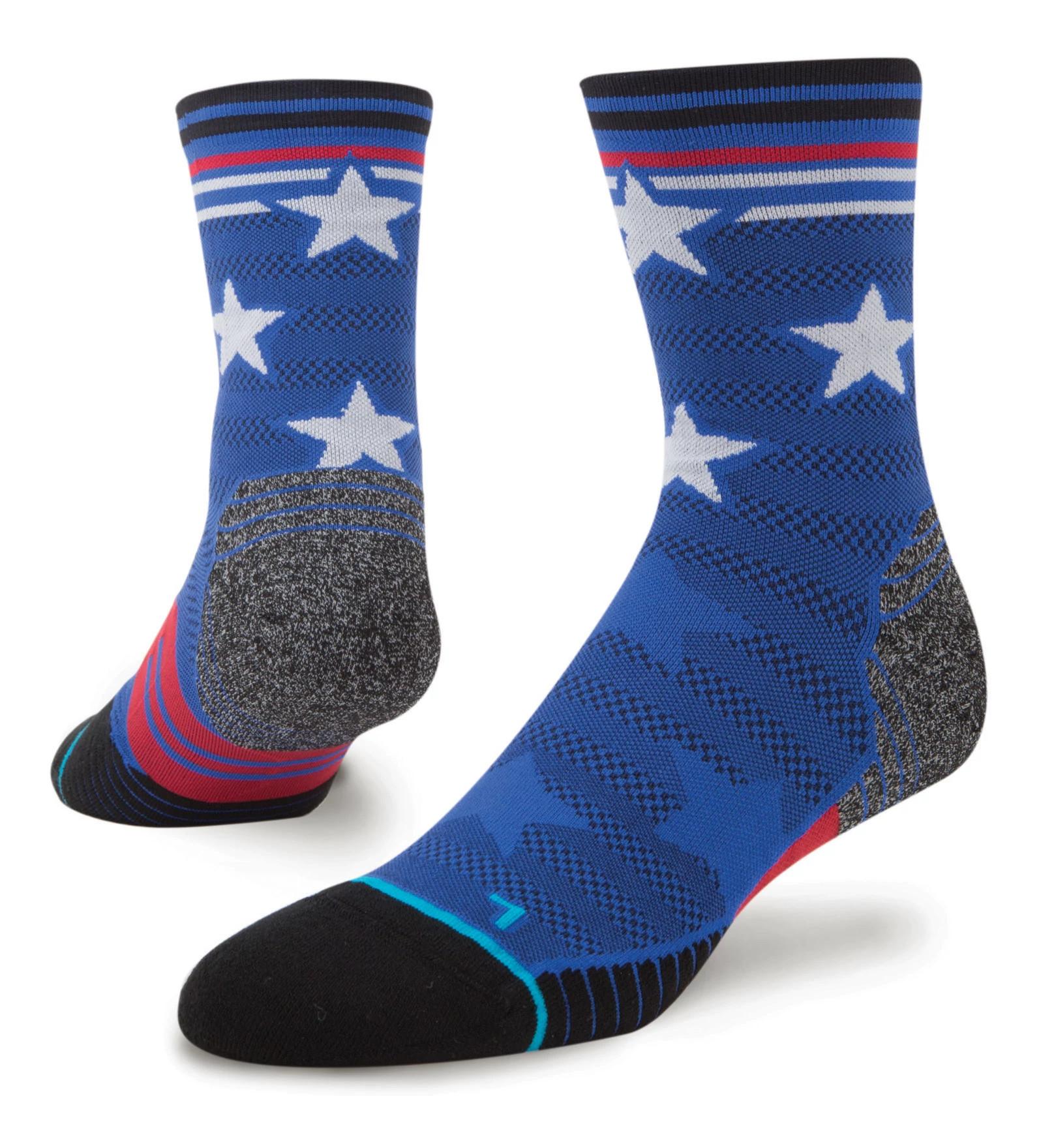 Mens Stance Fusion Run Replay Crew Socks