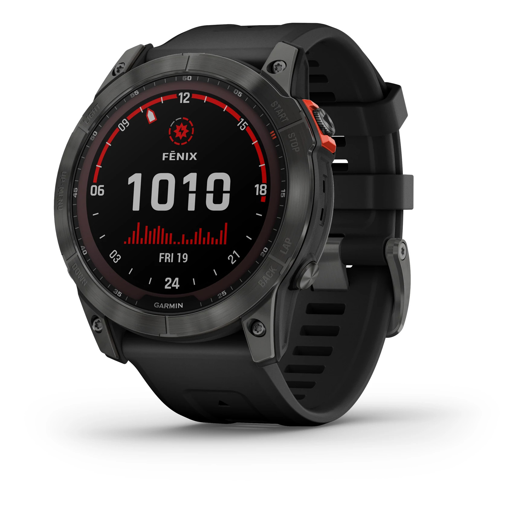Garmin fenix 7X Solar Slate Monitors