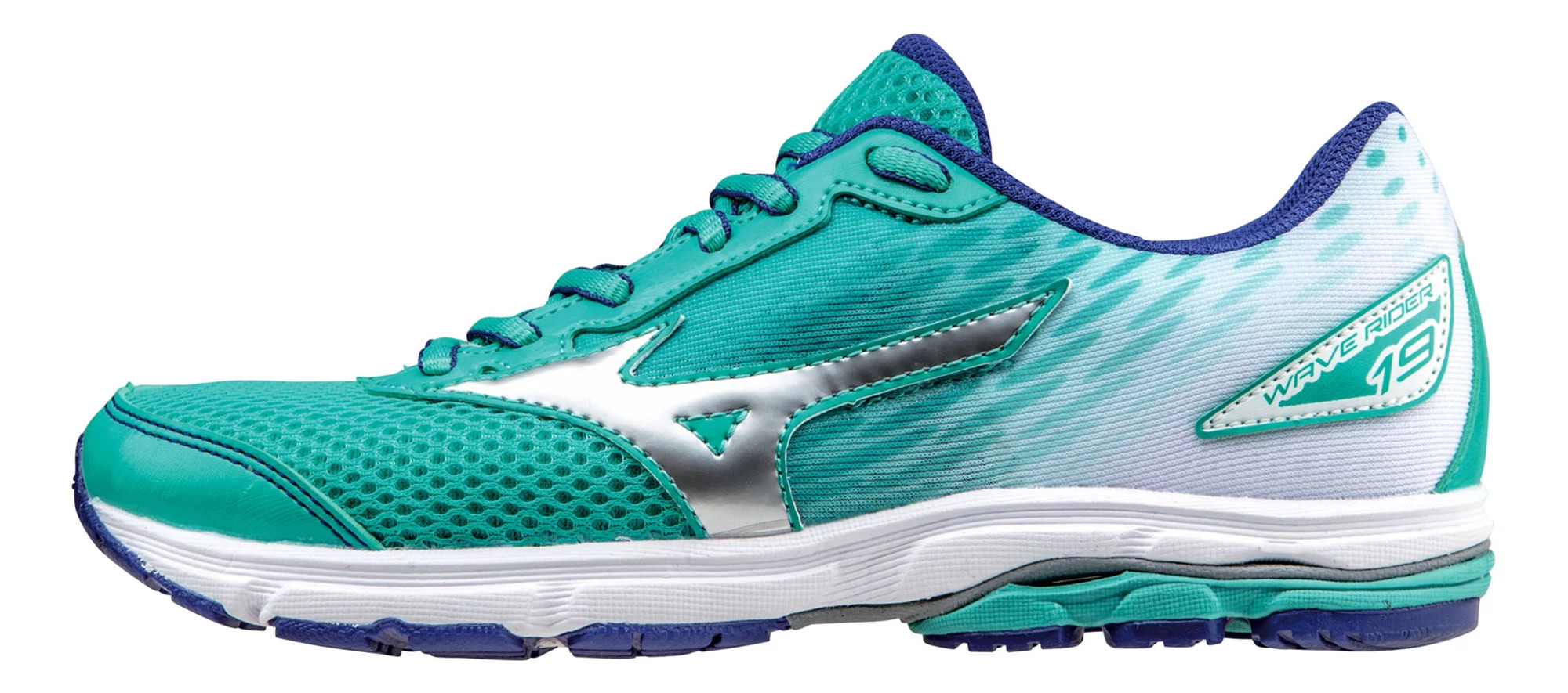 Kids Mizuno Wave Rider 19 Running Shoe