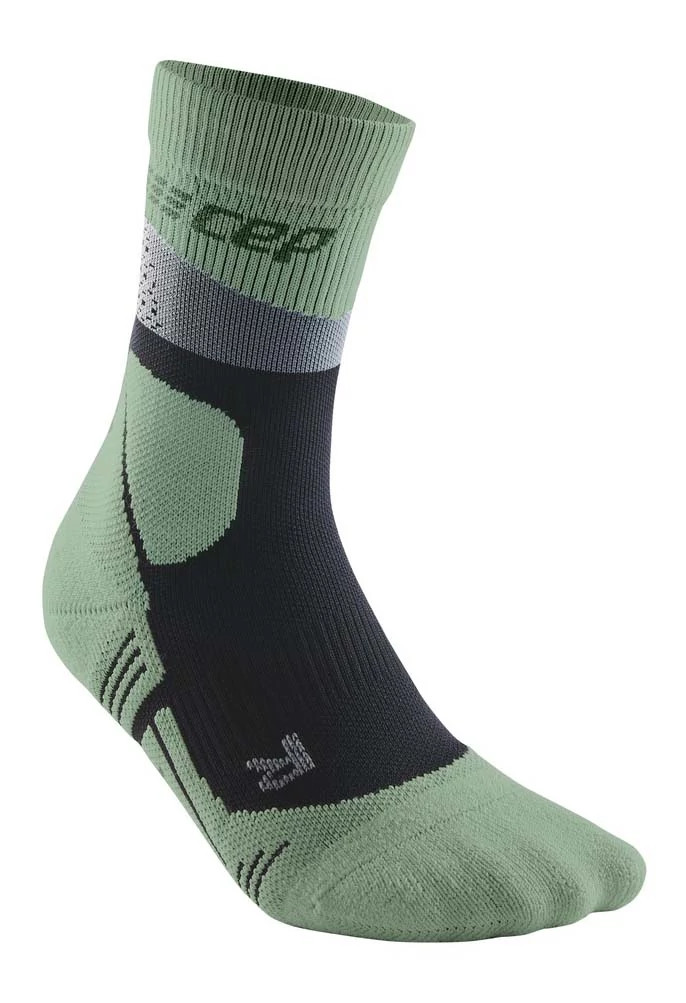 Mens CEP Hiking Max Cushion Mid Cut Compression 2 Pack Socks