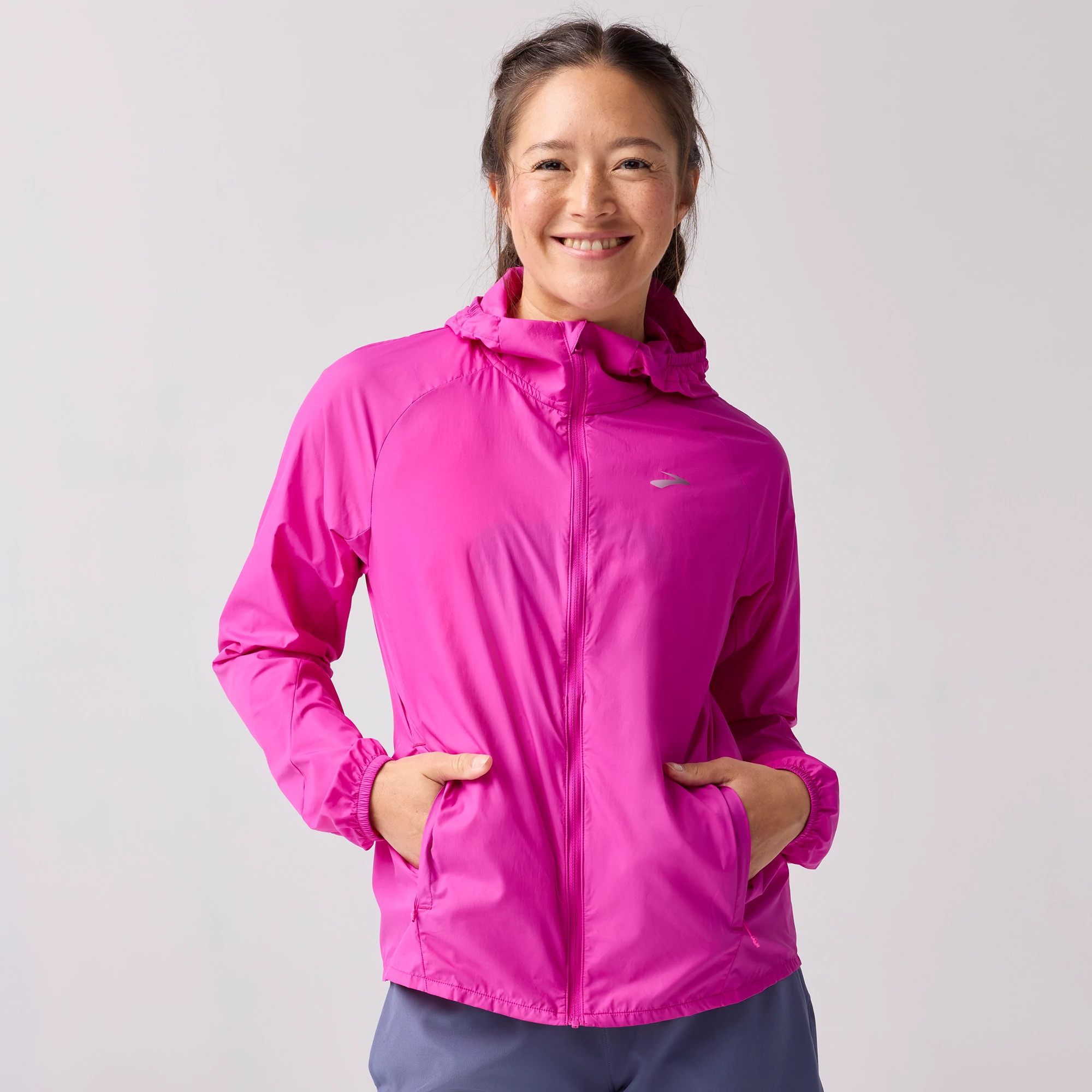 Womens Brooks Canopy Packable Running Jackets
