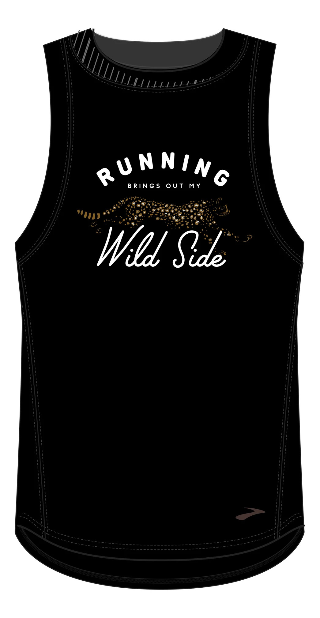 Womens Distance Graphic Tanks Technical Tops