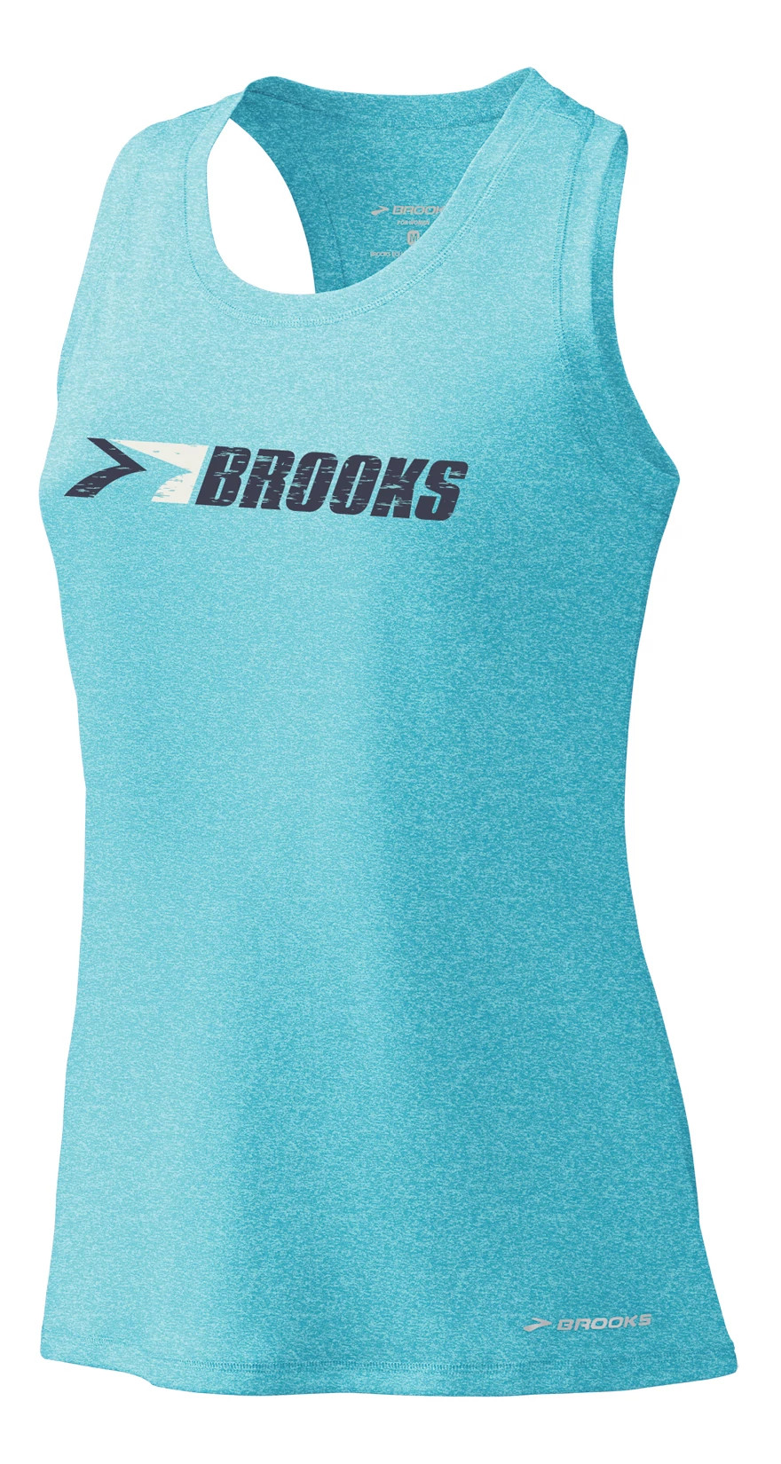 Womens Brooks EZ Racerback Retro Brooks Tanks Technical Tops