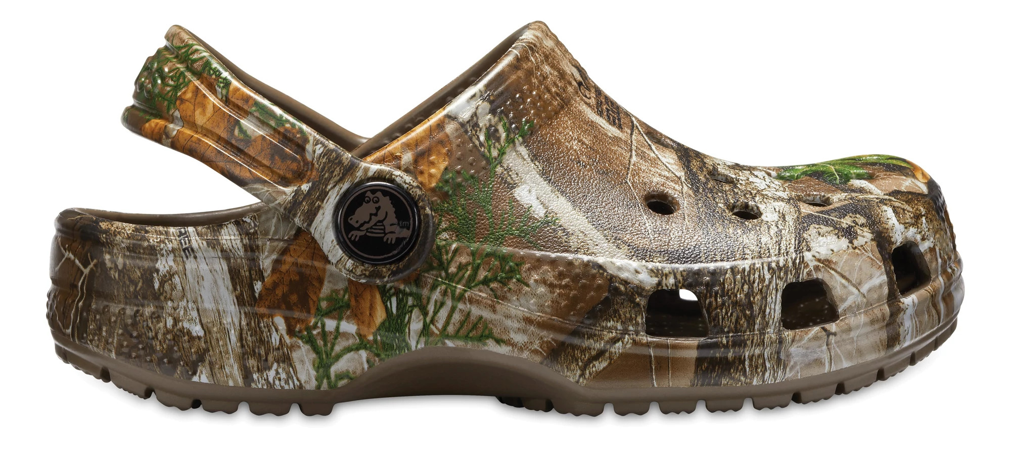 Kids Crocs Classic RealTree Edge Clog Casual Shoe