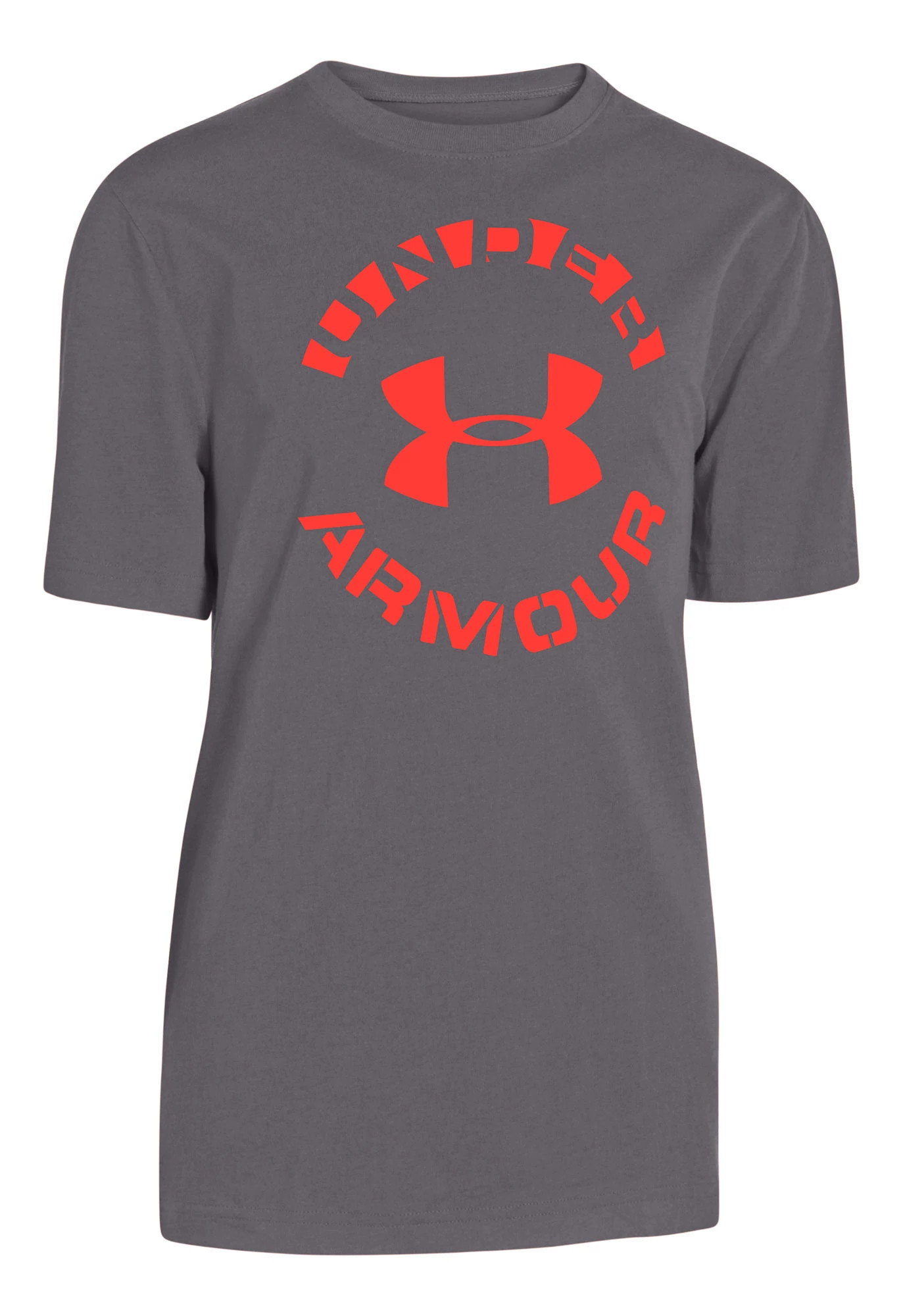 Under Armour Boys Circle Script T Short Sleeve Technical Tops