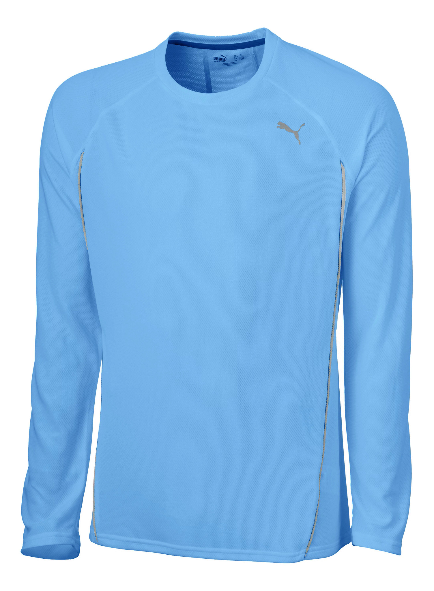 Mens PUMA LS Tee Long Sleeve No Zip Technical Tops