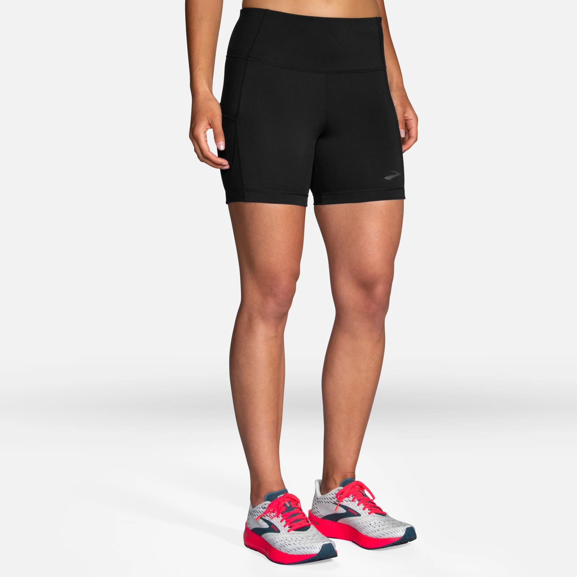 Womens Brooks Method 5" Tight Compression & Fitted Shorts