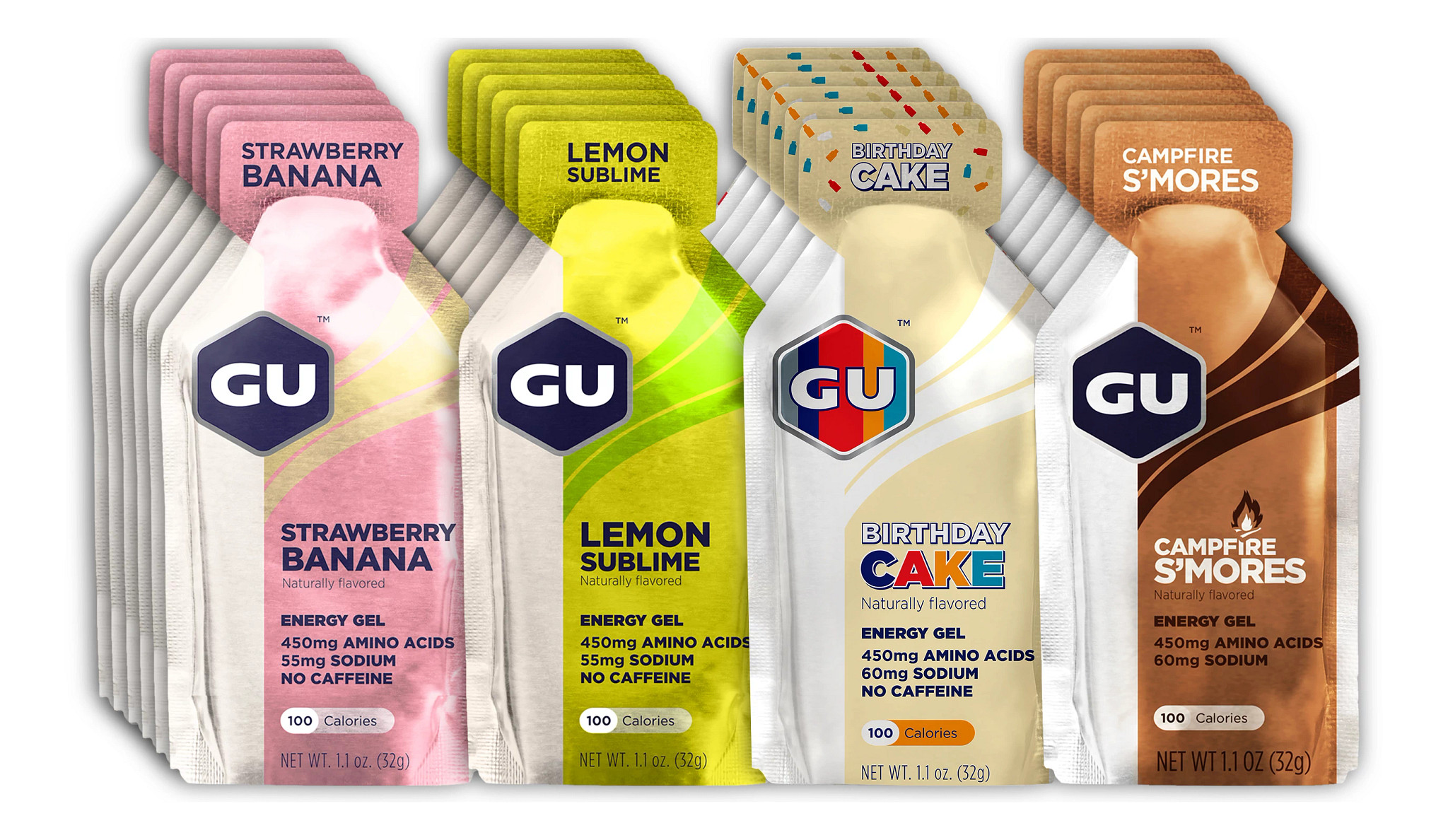 GU Energy Gel Variety 24 Pack Gels